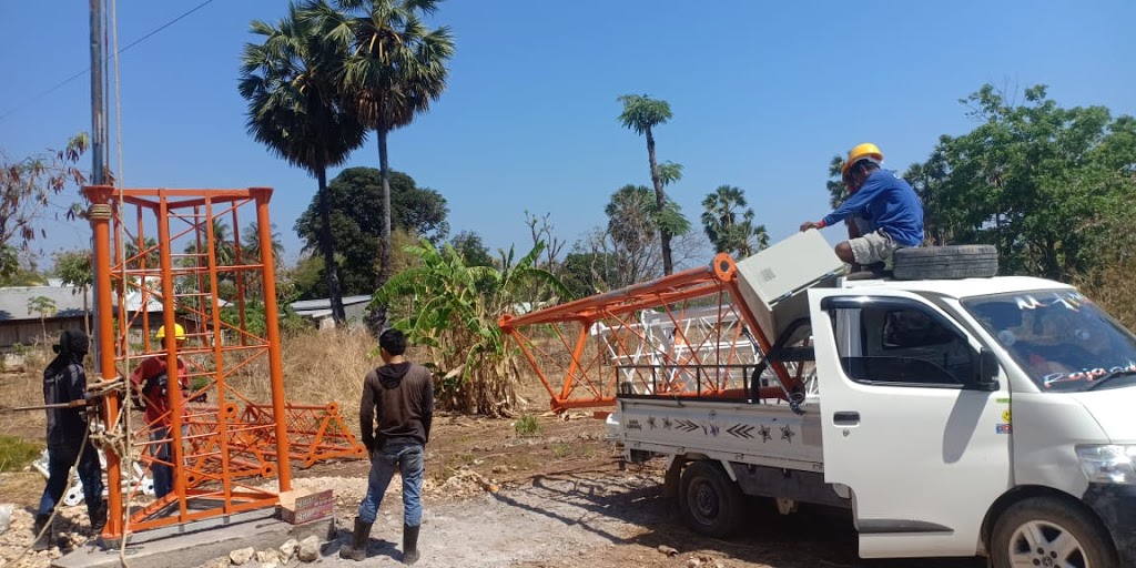 Ready Stock Tripole - Triangle - Selfsupporting/ SST - Tower Mini SST ...